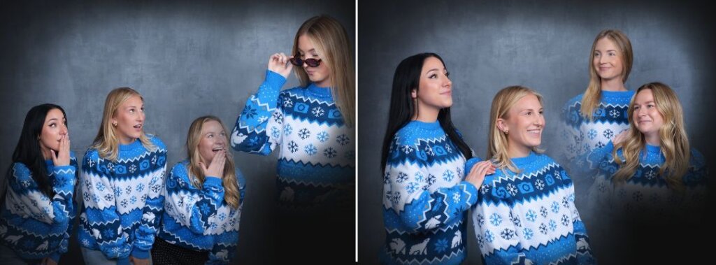 Festive Flashback Holiday Portraits